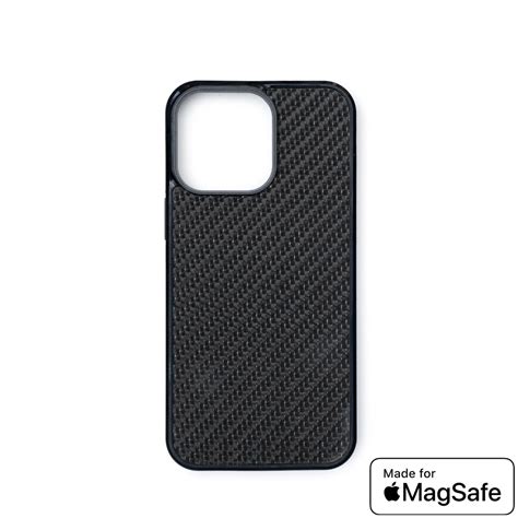 Iphone Classicarmor™ Black Carbon With Magsafe Stealth Carbon Fiber