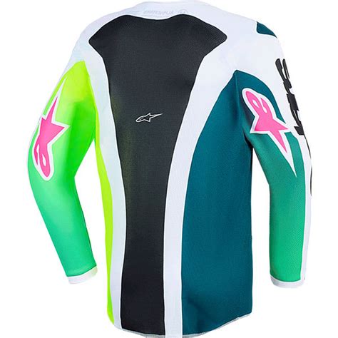 Alpinestars Youth Fluid Portl Jersey Green White Black