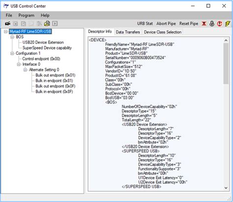 limesdr usb board programming myriad rf wiki