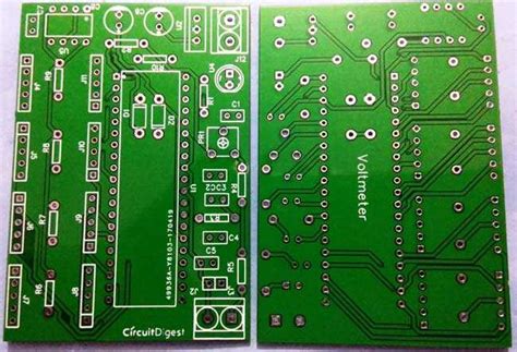 A Simple Circuit Diagram For Icl7107 Voltmeter