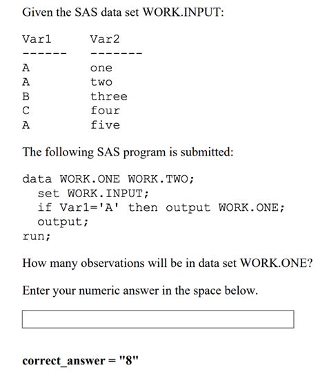 Solved Coding Output Question Sas Support Communities
