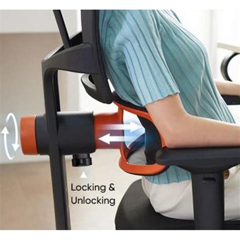 Висок клас ергономичен работен офис стол със стабилна конструкция настройваща се лумбална опора