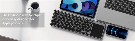 Nixiukol Bluetooth Keyboard With Touchpad For Mac Os And Ipad