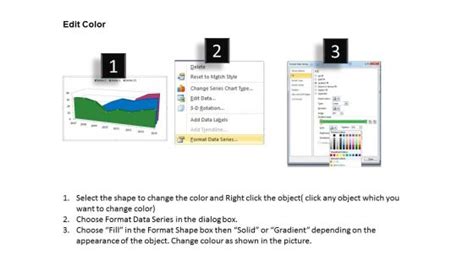 Data Driven 3d Area Chart For Time Based Data Powerpoint Slides