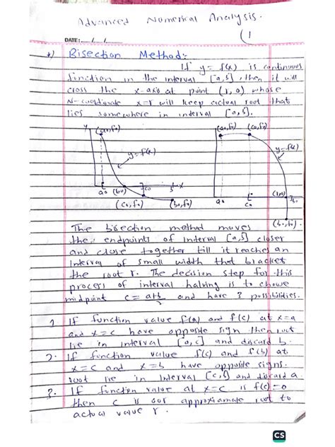 advanced numerical analysis notes pdf