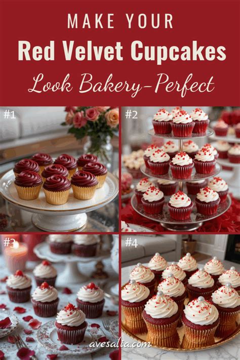 Red Velvet Cupcake Decorating Guide Elegant Swirls Floral Piping