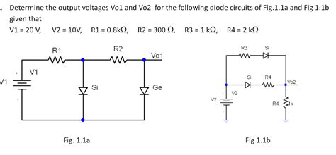 solved determine the output voltages vo1 ﻿and vo2 ﻿ for the