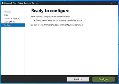 Setting Up A Secondary Azure Ad Connect Server In Staging Mode