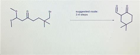 Solved Design A Synthesis To Produce The Product Below Chegg Com