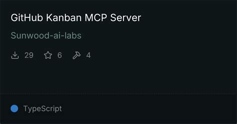Github Kanban Mcp Server Glama