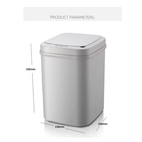 Automatic Dustbin 18l Big Size Touchless Motion Sensor Electronic Sensing Kitchen Garbage