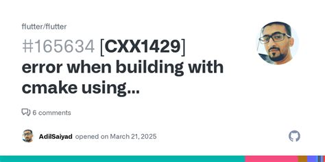 CXX1429 Error When Building With Cmake Using F Flutter Windows 3 29 2 Stable Flutter Packages