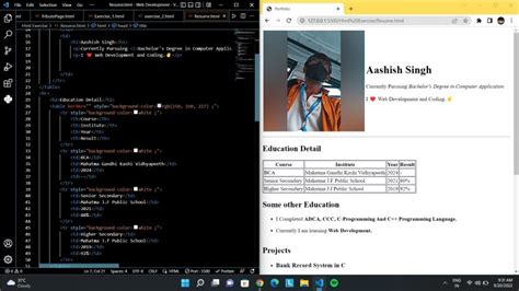 Aashish Singh On Linkedin Html Webdevelopment