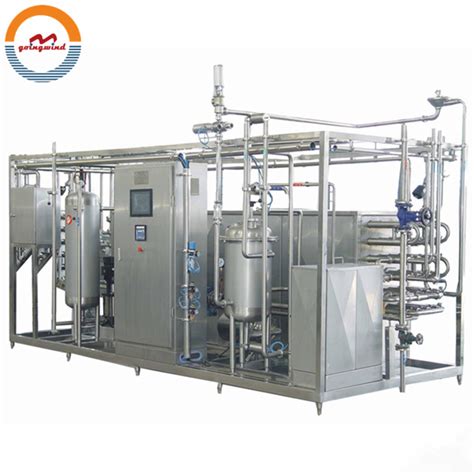 Automatic Milk Fruit Juice Tubular Pasteurizer Pasteurization Machine Ice Cream Jam Yogurt Dairy