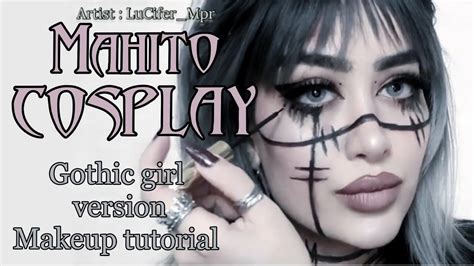 Mahito Cosplay Makeup Tutorial From Jujutsu Kaisen Gothic Girl Version