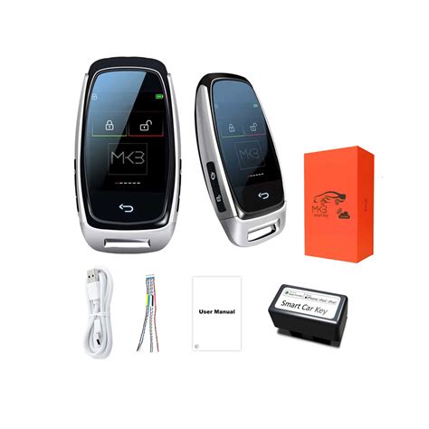 Lcd Universal Smart Key Tracking System Silver Color Mk3