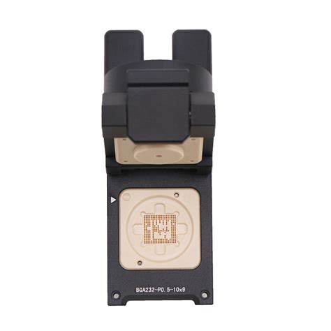 深圳谷易电子生产的bga232pin芯片测试座socket—bga芯片测试夹具 简介 性能 特点 规格 应用 生产厂家