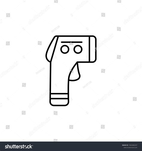 Thermometer Man Arrow Flat Vector Icon Stock Vector Royalty Free