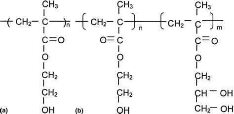Chemical Structures Of A Hema Homopolymer And B Dhpma Hema Copolymer Download Scientific