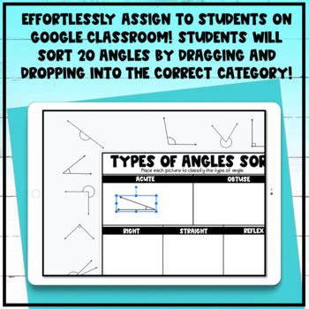 Types Of Angles Drag And Drop Digital And Printable Sorting Activity