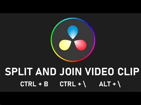How To Split Video Clips In DaVinci Resolve YouTube