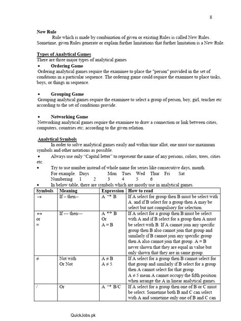 Types Of Analytical Rules Pdf Mathematics Applied Mathematics