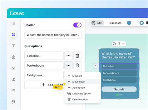 Criador De Quiz Online Gratuito Crie Quizzes Em Minutos Canva