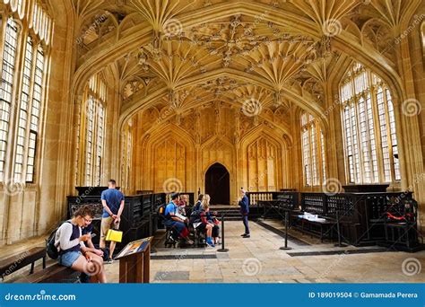 Divinity School Oxford England Editorial Stock Image Image Of Room