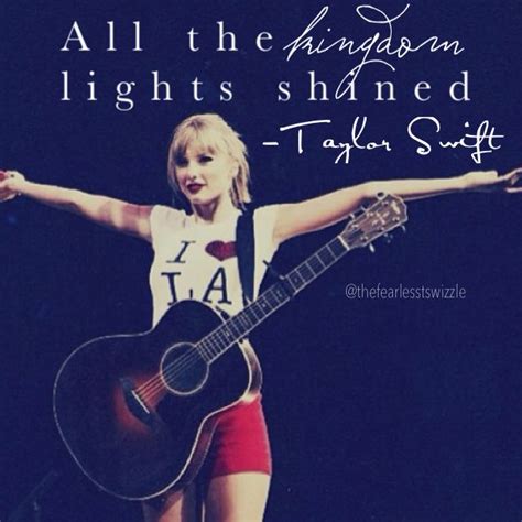 Taylor Swift Red Tour Quotes
