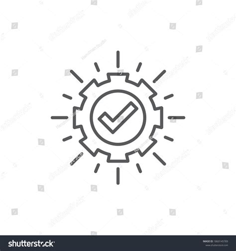 Execution Icon Color Line Outline Vector Stock Vector Royalty Free 1860145789 Shutterstock