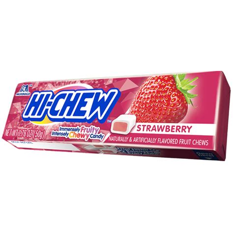 Hi Chew Fruit Chews Strawberry 1 76oz 50g Poppin Candy