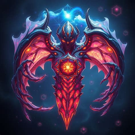 Enigmatic Eldritch Space Entity Character Art