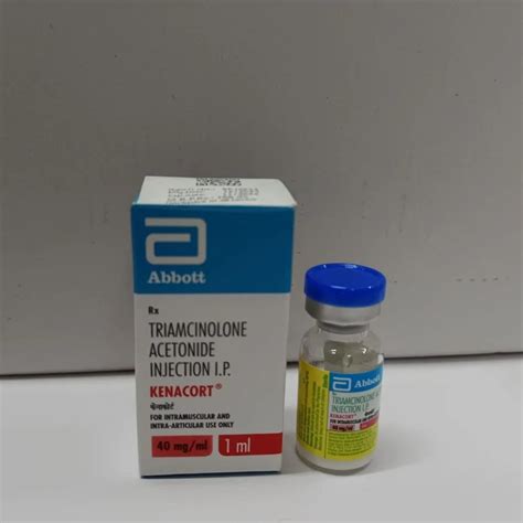 40mg Triamcinolone Acetonide Kenacort Injection 40 Mg Ml Packaging Size 1 Ml At ₹ 290 Piece