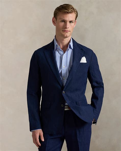 Polo Soft Modern Linen Suit Jacket Ralph Lauren® Australia