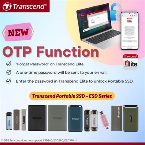 TRANSCEND EXT SSD ESD360C USB 20GBPS PORTABLE EXTERNAL SOLID STATE DRIVE WITH ONE TOUCH AUTO