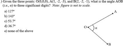 Solved A Given The Three Points A Chegg Com