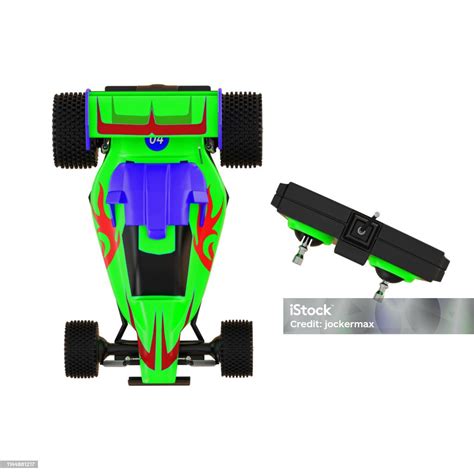 원격 제어 상단 보기 고립 된 배경 3d 렌더링을 가진 경주 차 차에 대한 스톡 사진 및 기타 이미지 차 3차원 형태 완구류 Istock