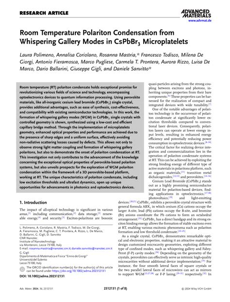 Room Temperature Polariton Condensation From Whispering Gallery Modes In Cspbbr3 Microplatelets