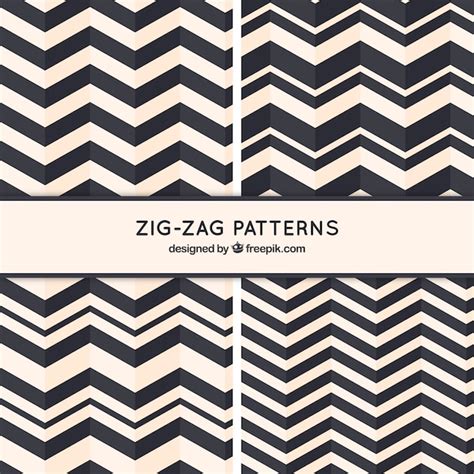 Free Vector Zig Zag Patterns