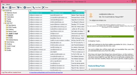 Convert Export Mac Outlook Olm To Pst Files For Windows Outlook
