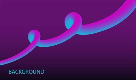 Premium Vector Abstract Background With Volumetric Swirling Line