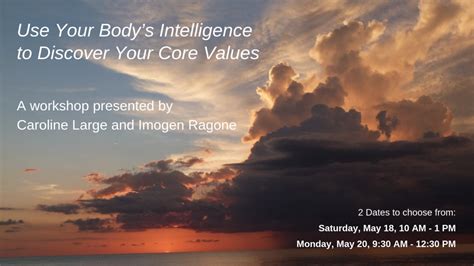 Discover Your Core Values Workshop Bodyintelligence