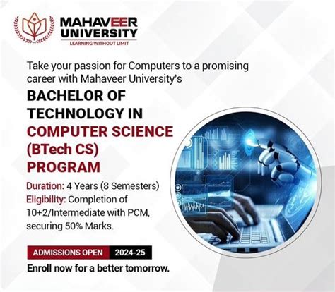Btech Cs At Mahaveer University Mahaveer University