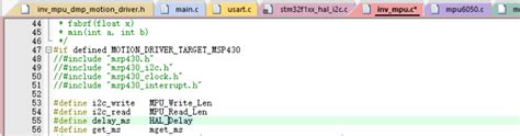 stm32cubemx：基于hal库实现mpu6050 dma获取姿态信息 附工程文件 mpu6050hal库 csdn博客