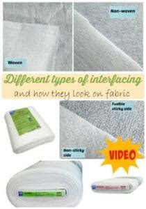 Different Types Of Interfacing And When To Use Them So Sew Easy