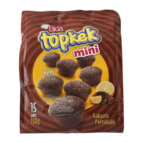 Eti Topkek Mini Kakaolu Portakallı 150 Gr Eti Markalar Mopaş Online Supermarket