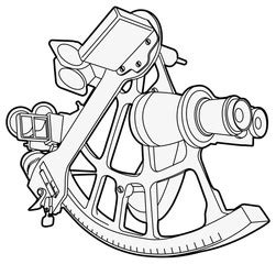 Sextant Sketch At PaintingValley Com Explore Collection Of Sextant Sketch