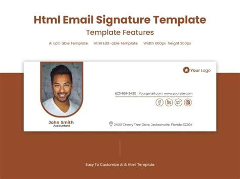 Html Email Signature Template Email Signature