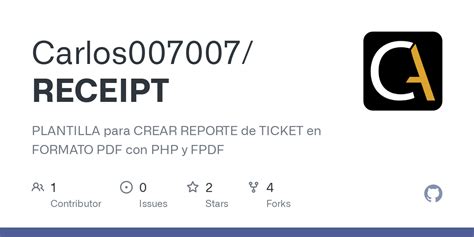 Receiptfpdfphp At Main · Carlos007007receipt · Github