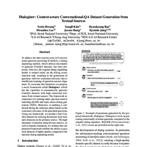 Dialogizer Context Aware Conversational Qa Dataset Generation From